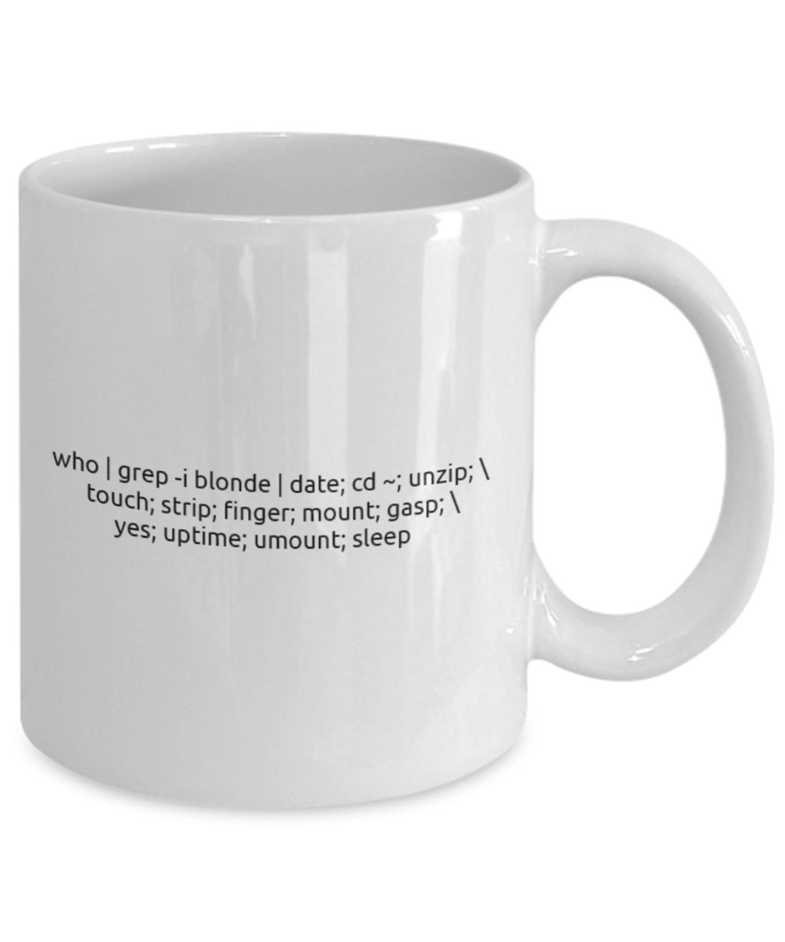 Linux Coffee Mug Geek Coffee Mug Linux Commands List - Etsy