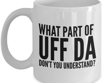 UFF DA T-shirt Scandinavian-american Norwegian Gift | Etsy