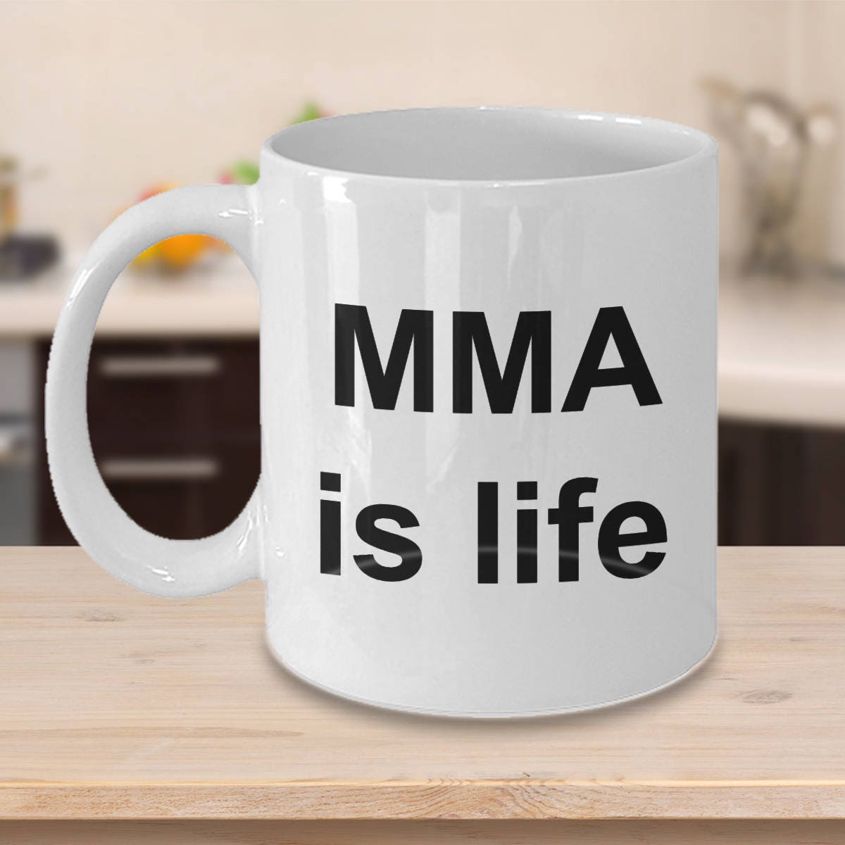 Mma Coffee Mug - MMA is Life - Great MMA Mug - Gift for MMA Fan - Mixed ...