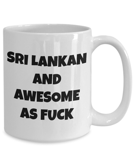 Sri Lankan Mug Sri Lanka and Awesome Af Sri Lankan Coffee - Etsy