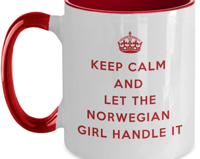 Norwegian Mug - Made in America With Norwegian Parts - Coffee Mug ...