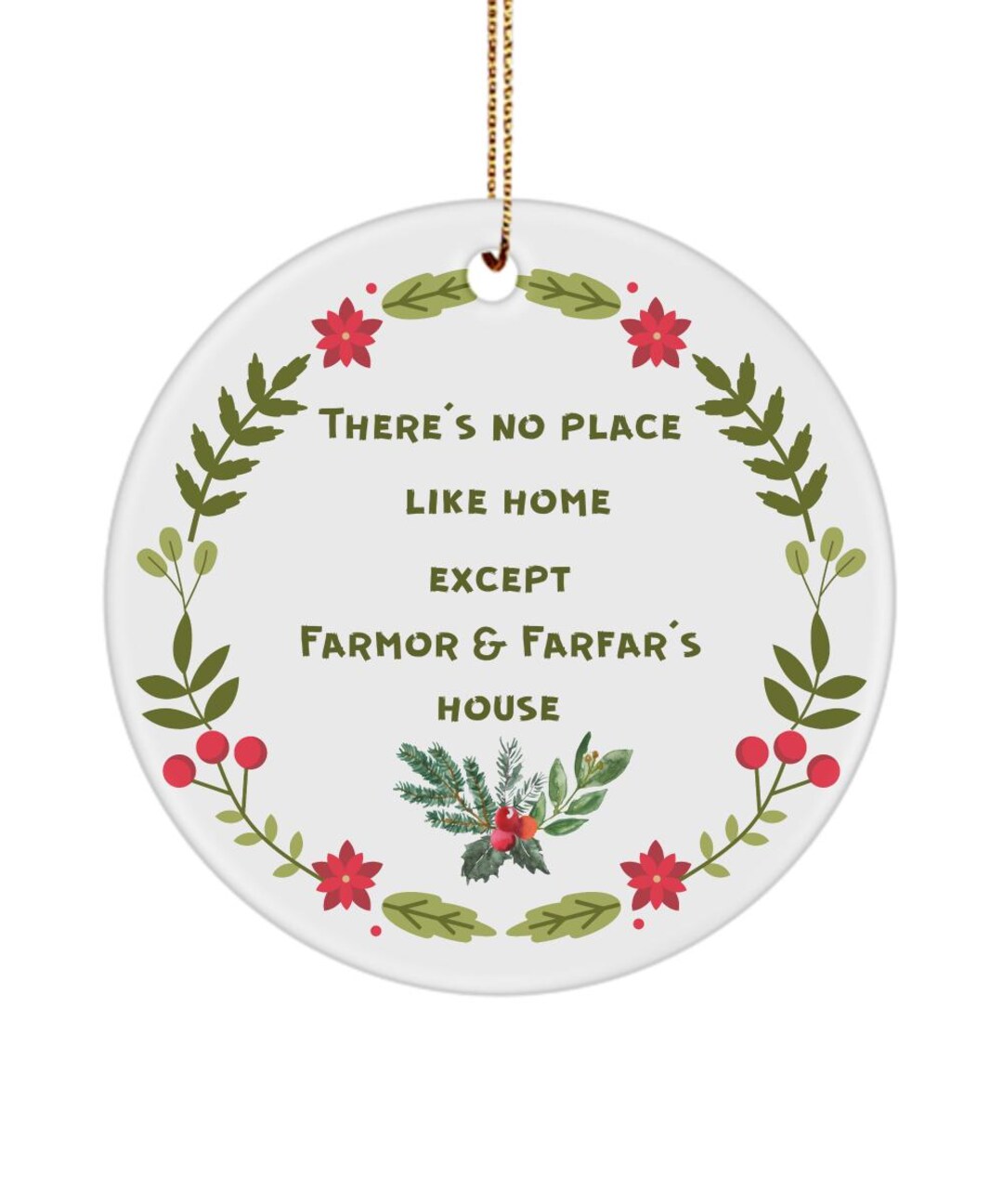 Farmor and Farfar Gifts - Farmor and Farfar Ornament - Christmas Gift ...