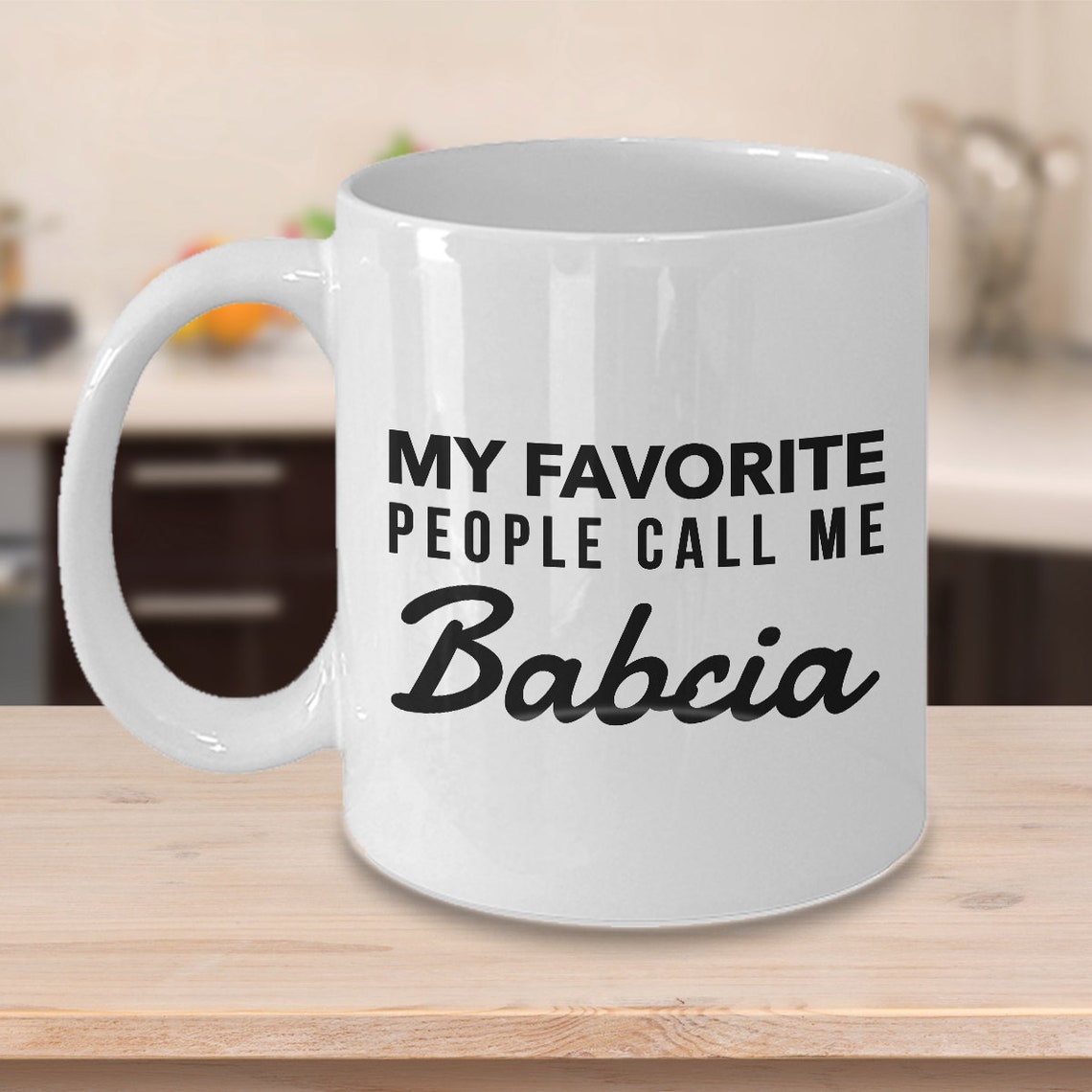 Babcia gifts My favorite people call me Babcia Babcia Mug | Etsy
