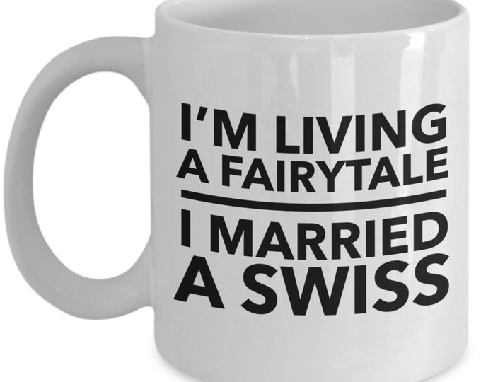 Swiss Mug I'm Not Perfect but I Am Swiss and That's - Etsy
