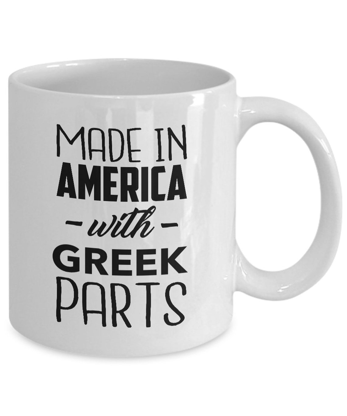 Greek Mug Made in America With Greek Parts Greek Coffee - Etsy