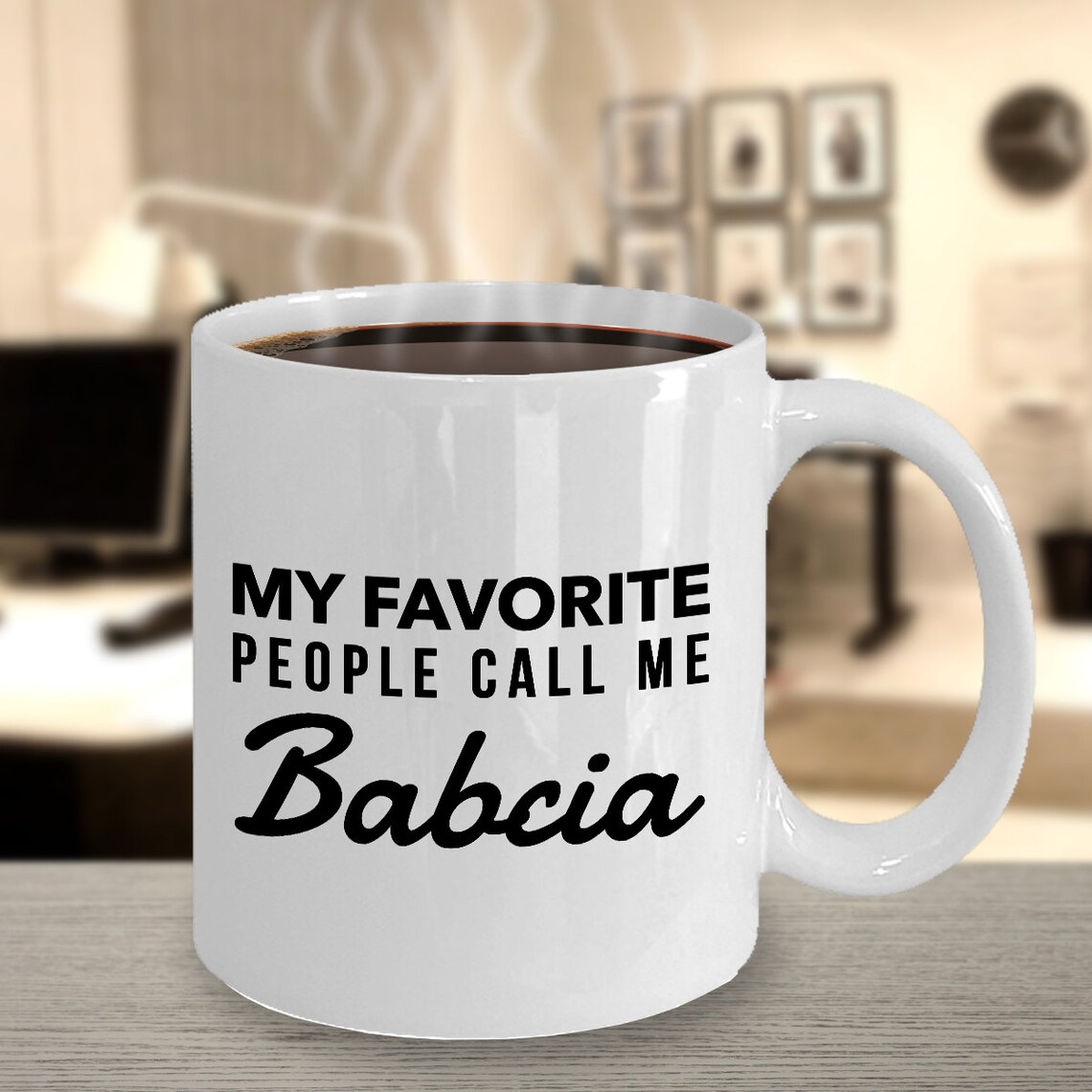 Babcia Gifts - My Favorite People Call Me Babcia - Babcia Mug - Grandma ...
