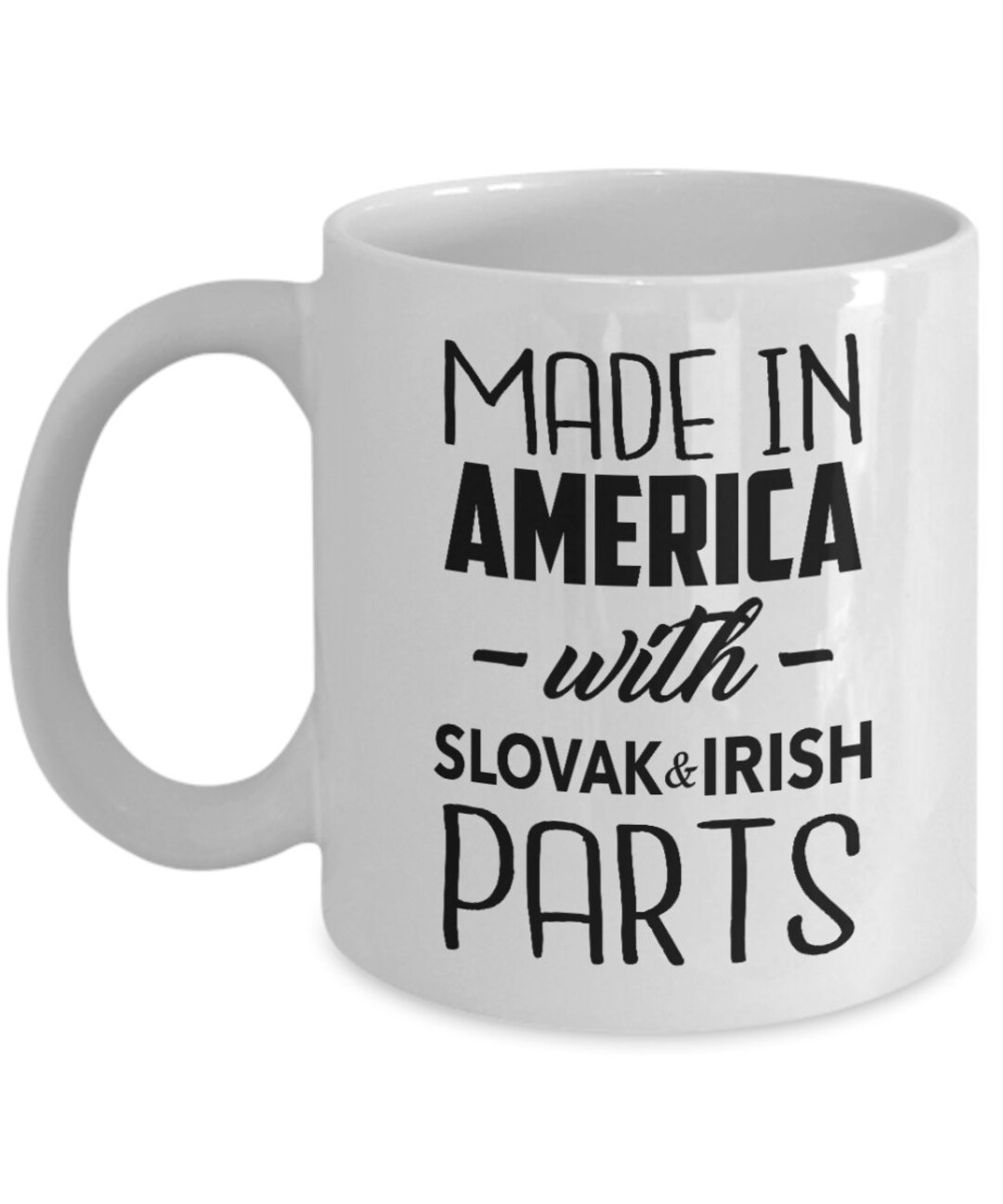 Slovak and Irish Mug - Made in America With Slovak & Irish Parts ...