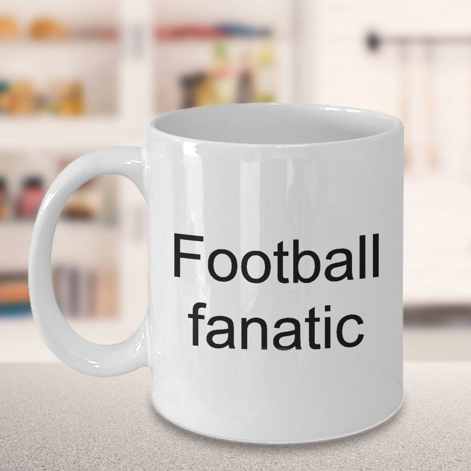 Football Mug - Football Fanatic - Football Fan Gift Idea - Coffee Mug ...
