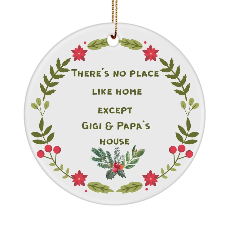 Papa and Gigi Ornaments - Etsy