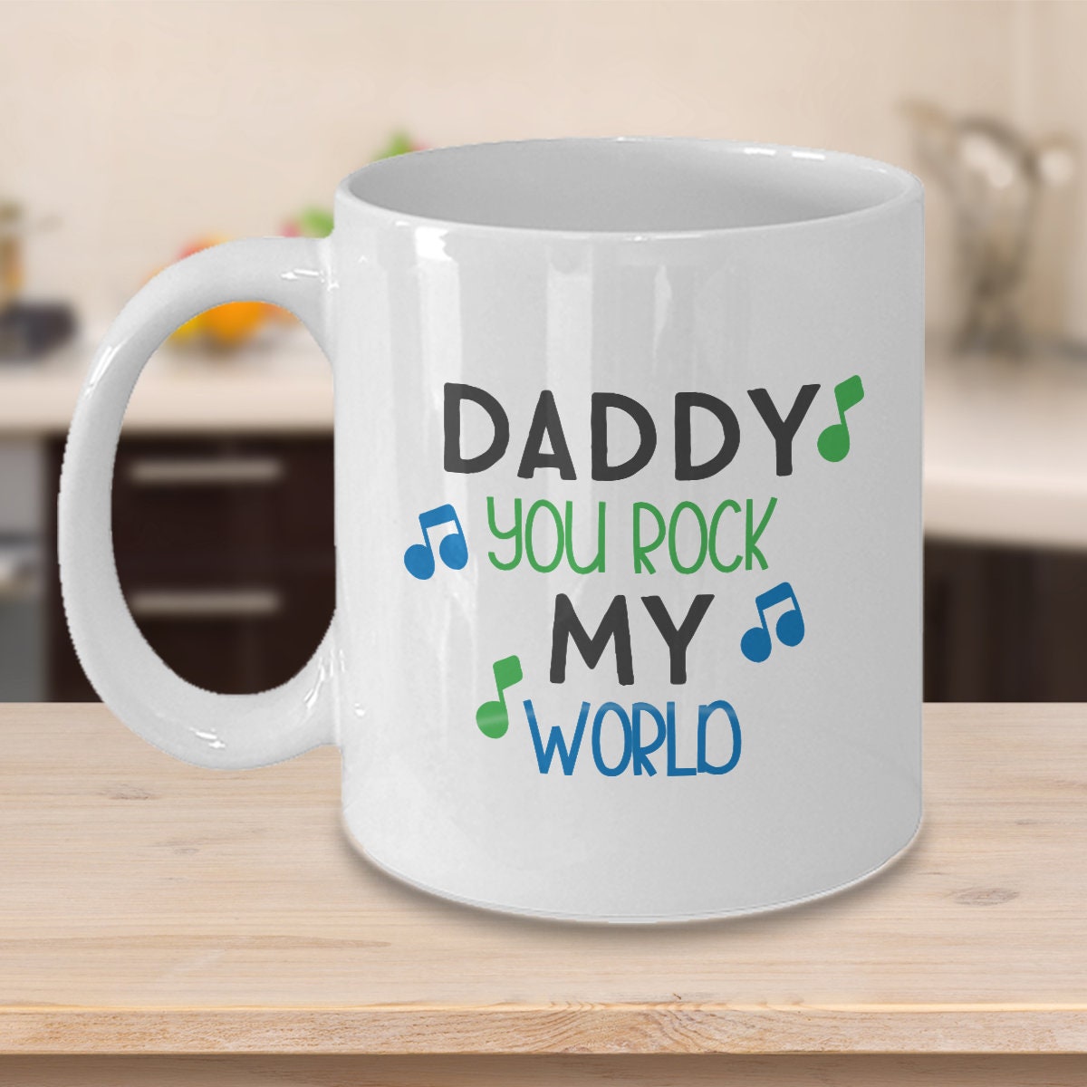 Daddy You Rock My World - Fathers Day Gift - Birthday Mug - Daddy Gifts ...