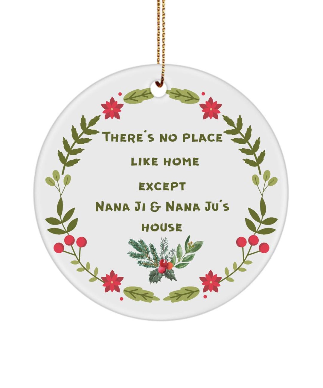 Nana Ji and Nana Ju Gifts - Nana Ji and Nana Ju Ornament - Christmas ...