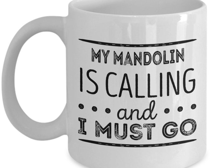 Funny Mandolin Mug Mandolin Player Gift Mandolinist Present It's Not A ...
