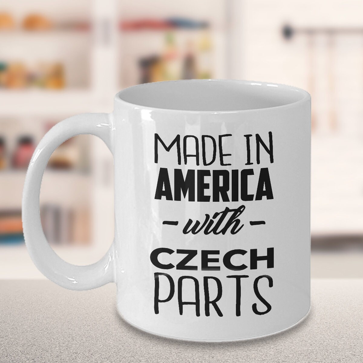 Czech Mug - Made in America With Czech Parts - Czech Coffee Mug - Czech ...