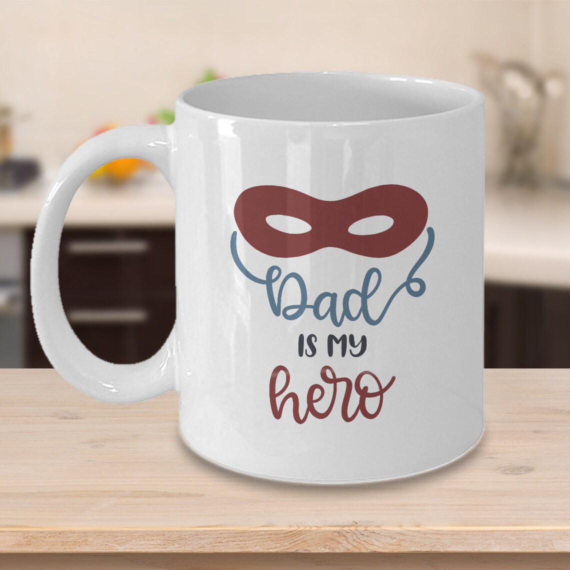 Dad is My Hero Coffee Mug - Dad Mugs - Fathers Day Gits - Dad Gift Mug ...