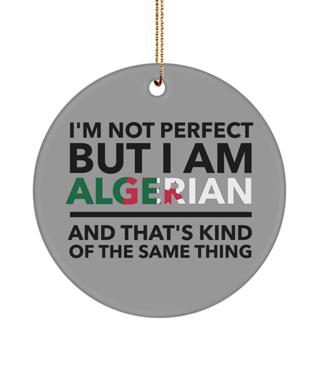 Algerian Gifts - Algerian Christmas Ornament - Xmas Ornament - Algerian ...