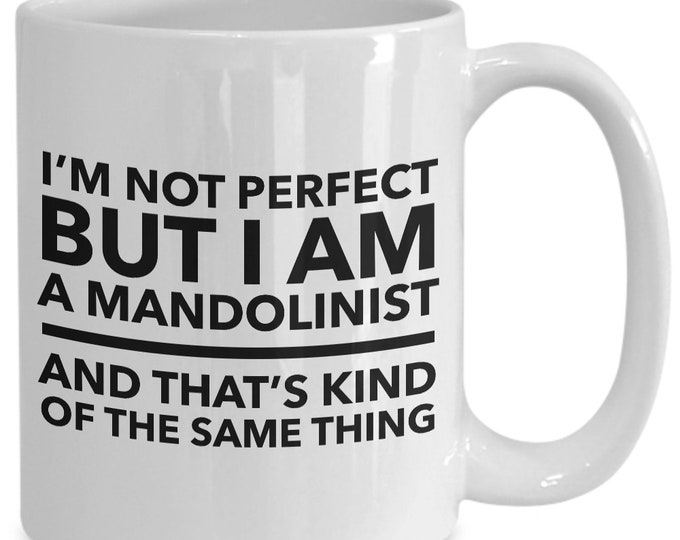Funny Mandolin Mug Mandolin Player Gift Mandolinist Present It's Not A ...