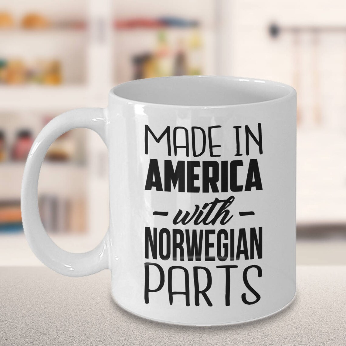 Norwegian Mug Made in America With Norwegian Parts Coffee | Etsy