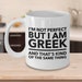 Greek Mug - I'm Not Perfect but I Am Greek and That's Kind of the Same ...