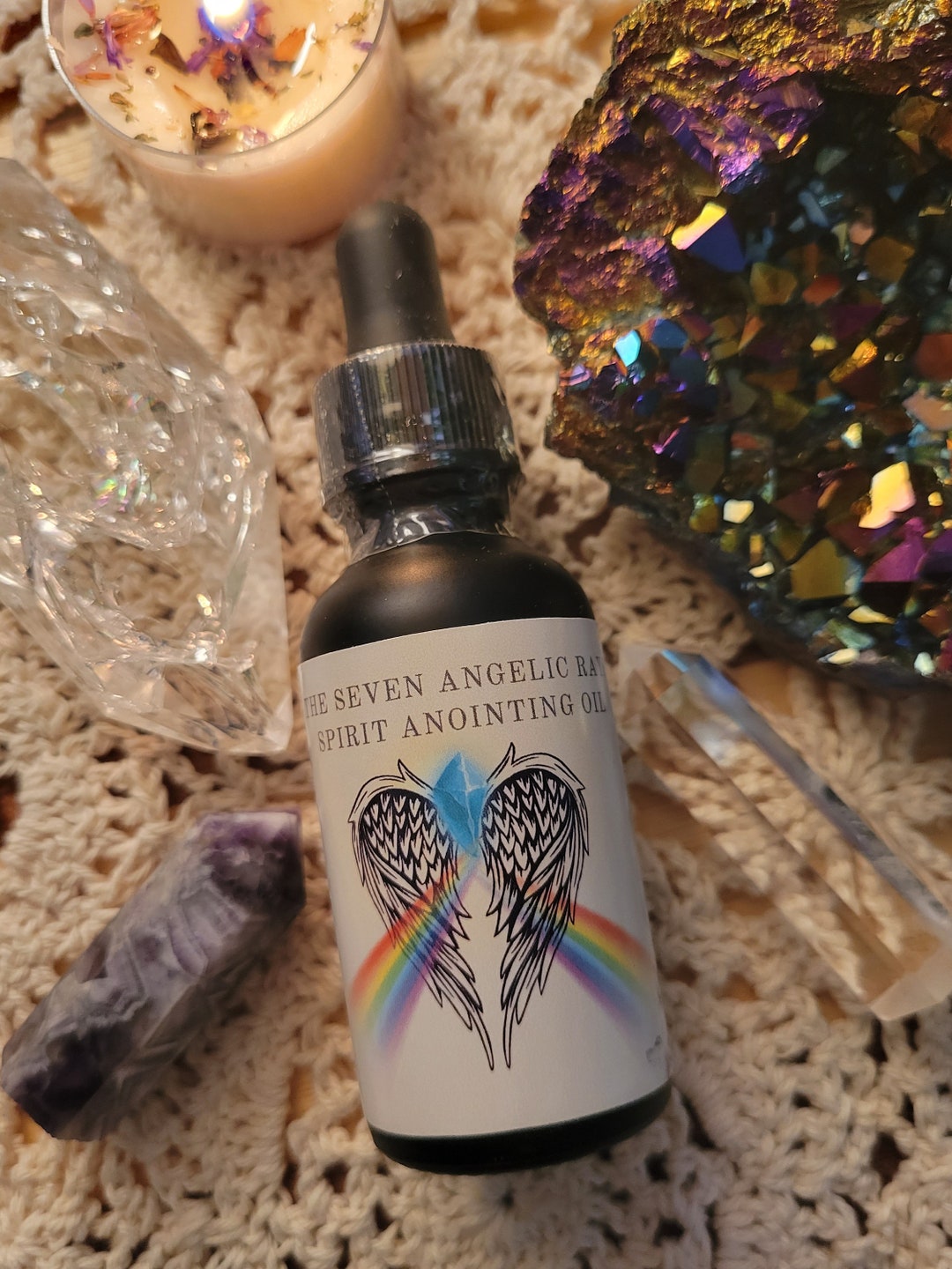 Seven Angelic Rays Essential Oil Angel Ritual Oil Angel - Etsy