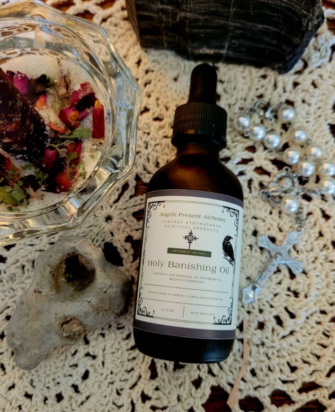 Holy Banishing Oil Organic Banishing Herbal Oil - Etsy