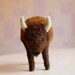 American Bison Needle Felted Buffalo Wool Animals Felt Needle Felted ...
