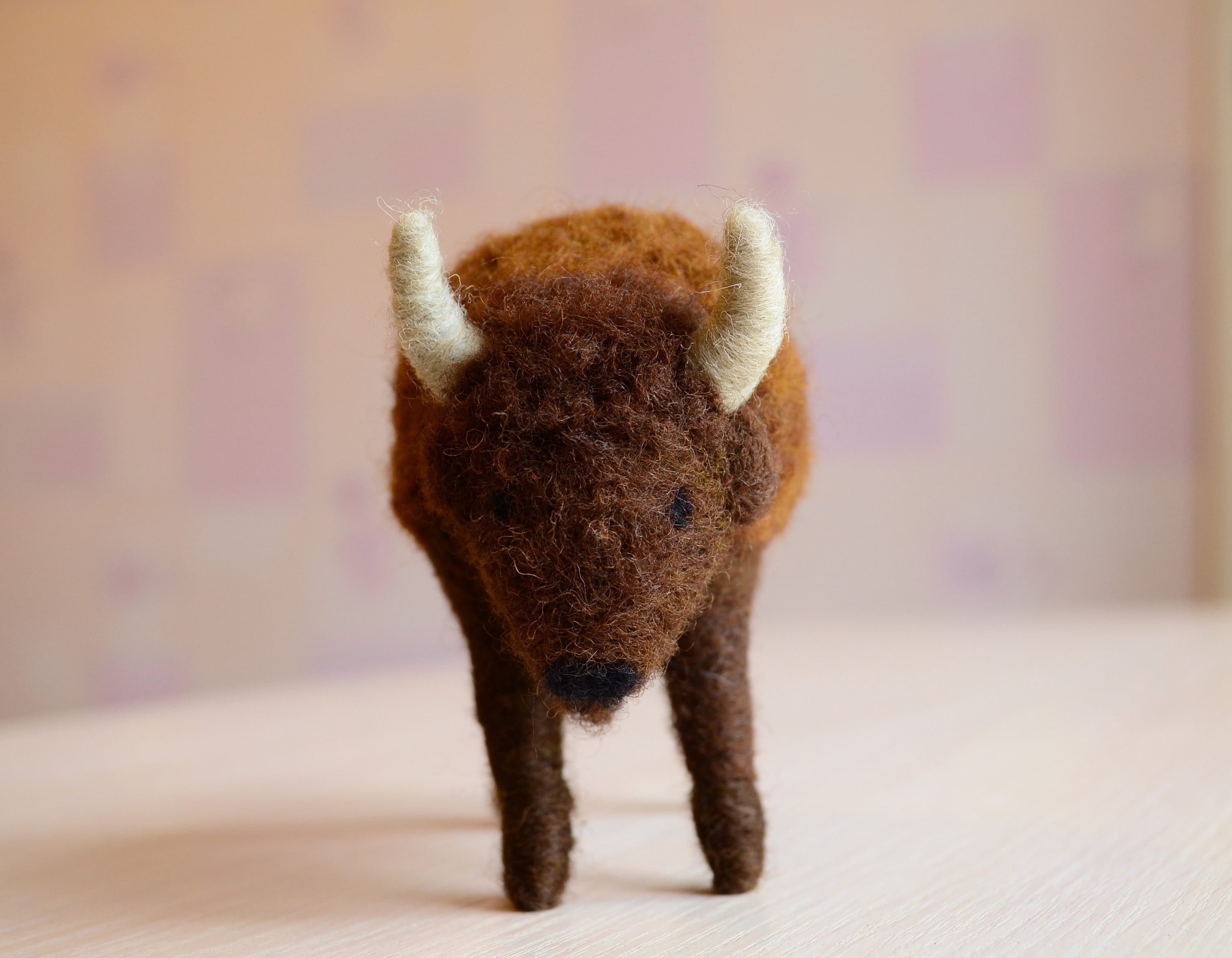 Needle Felted American Bison - Etsy
