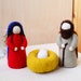 Christmas Gift Mary and Joseph With Jesus Figurines Nativity - Etsy