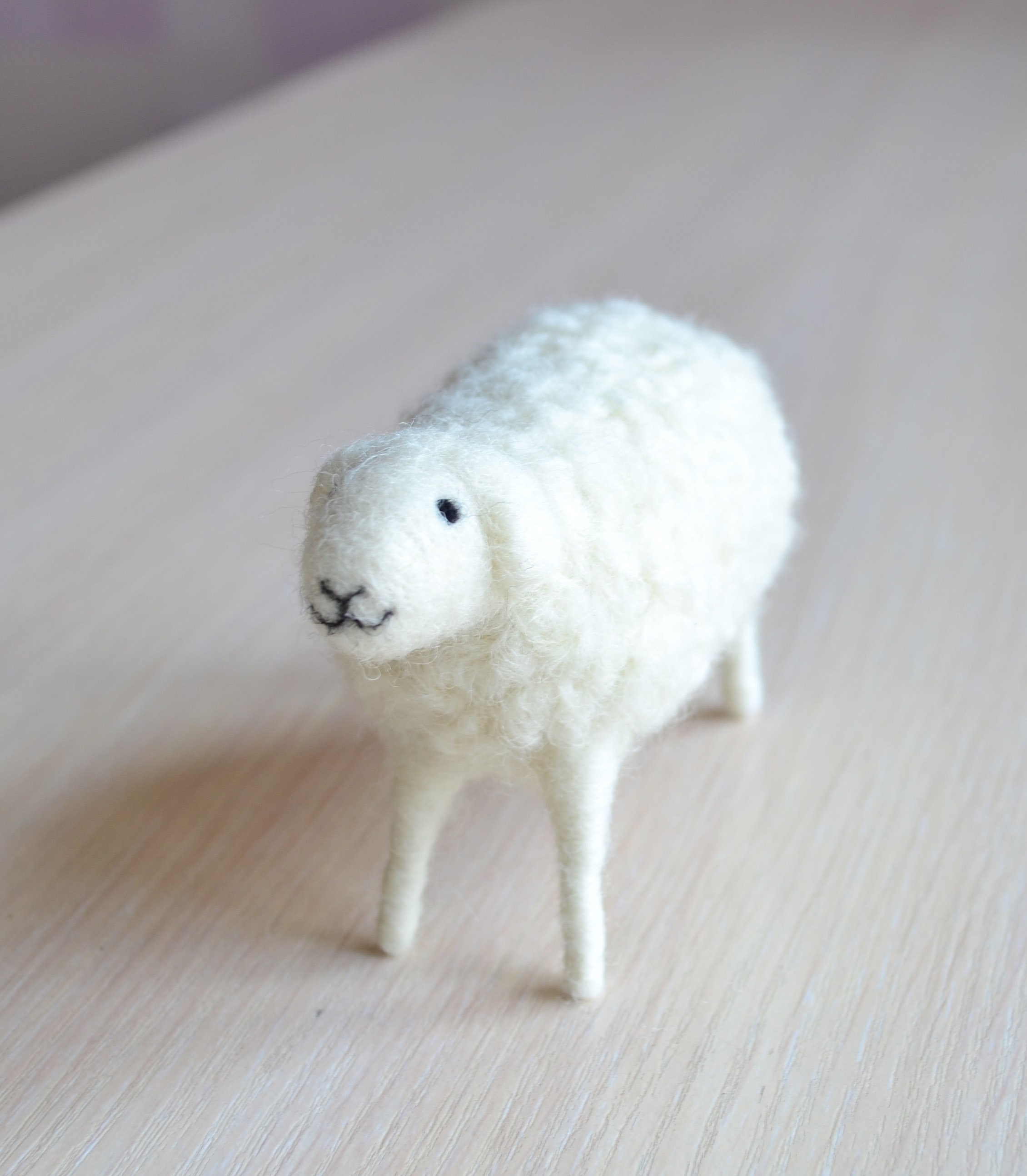 Felt sheep toу Needle felted animals Felt soft animals Felted | Etsy