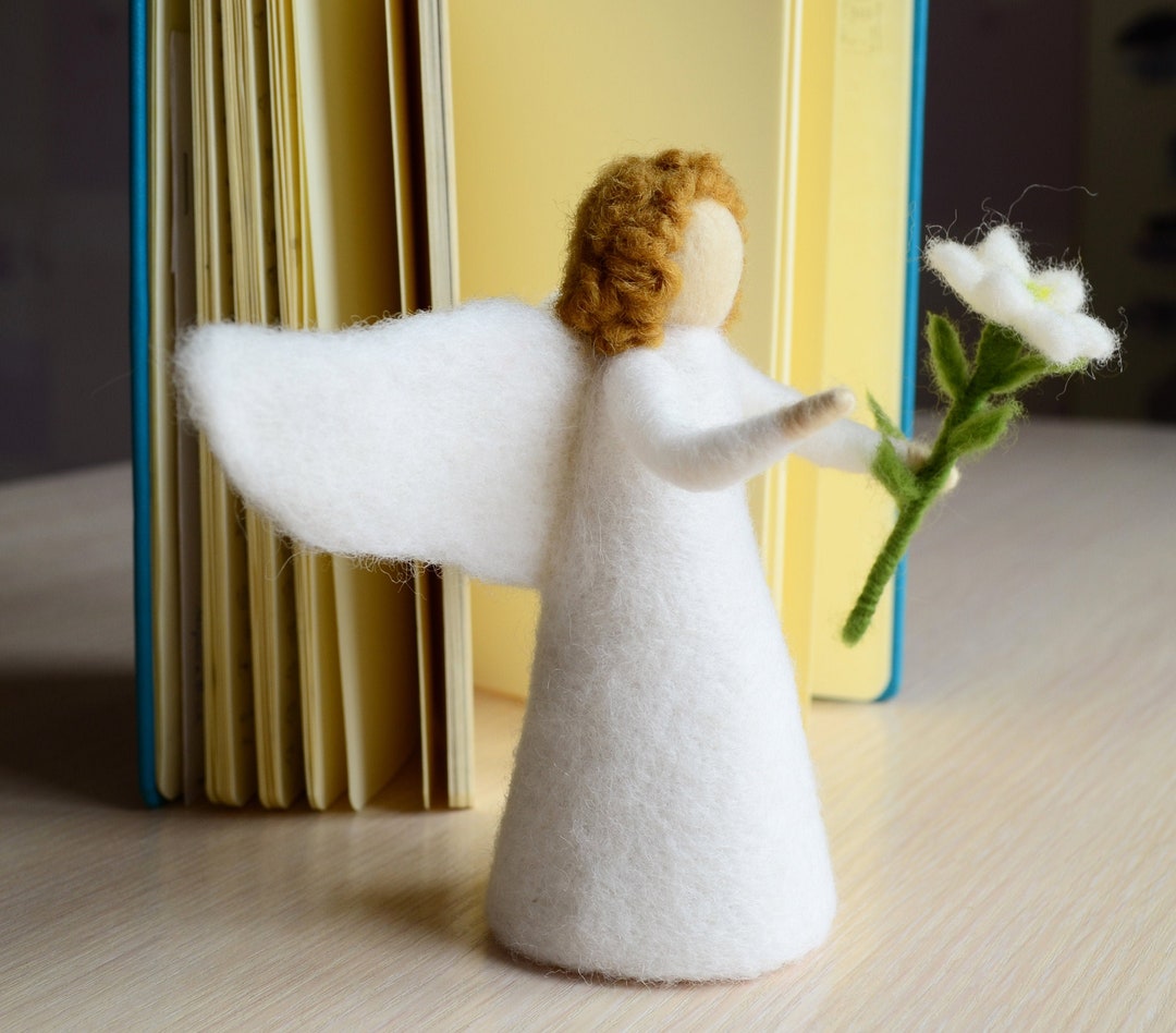 Saint Gabriel Angel Doll Felt Archangel Gabriel St Gabriel Needle ...