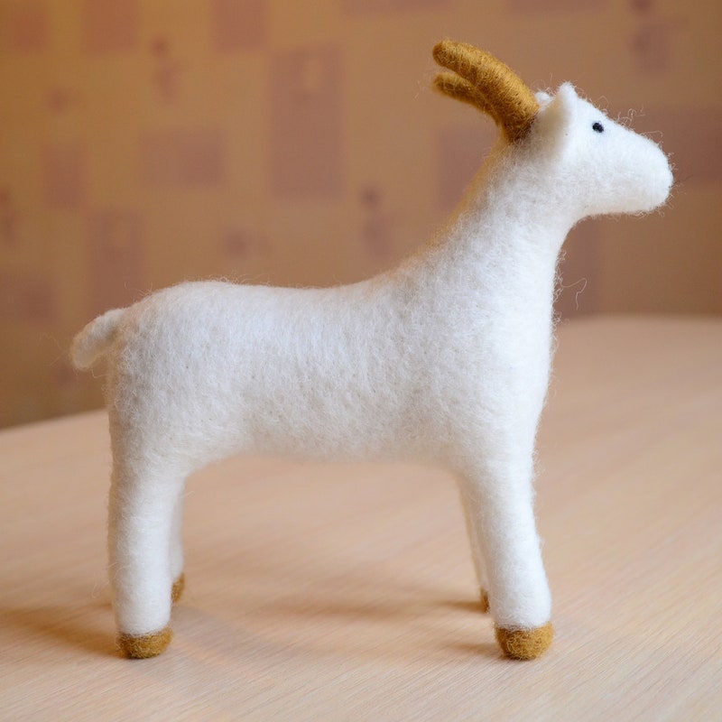 Needle Felted Goat - Etsy