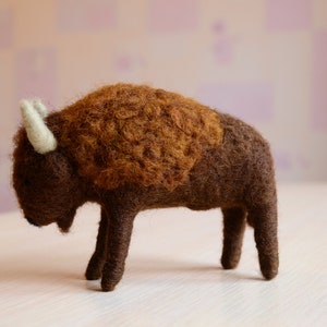 Needle Felted American Bison - Etsy