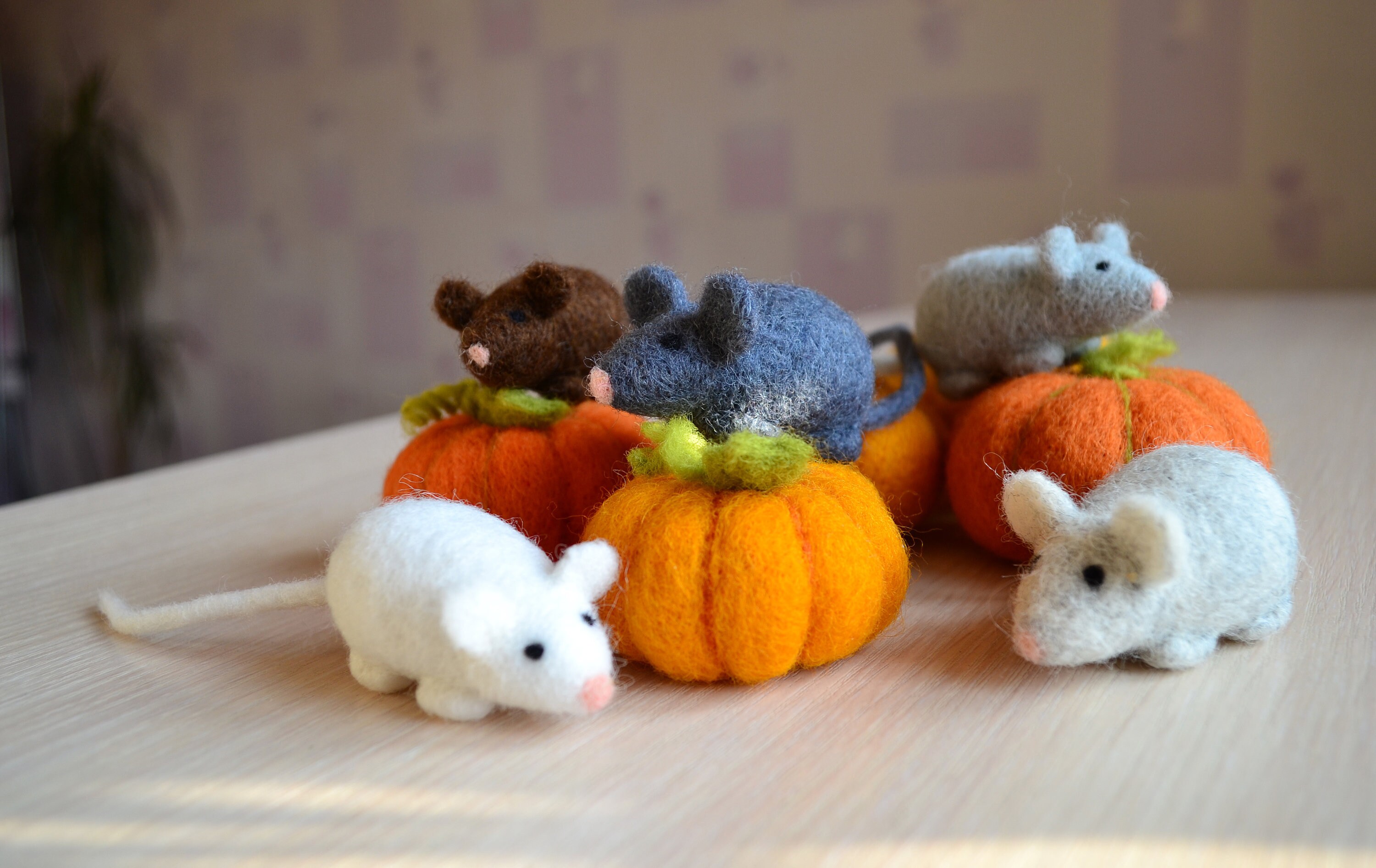 Needle Felted Wool Mouse, Animal Toy - Etsy