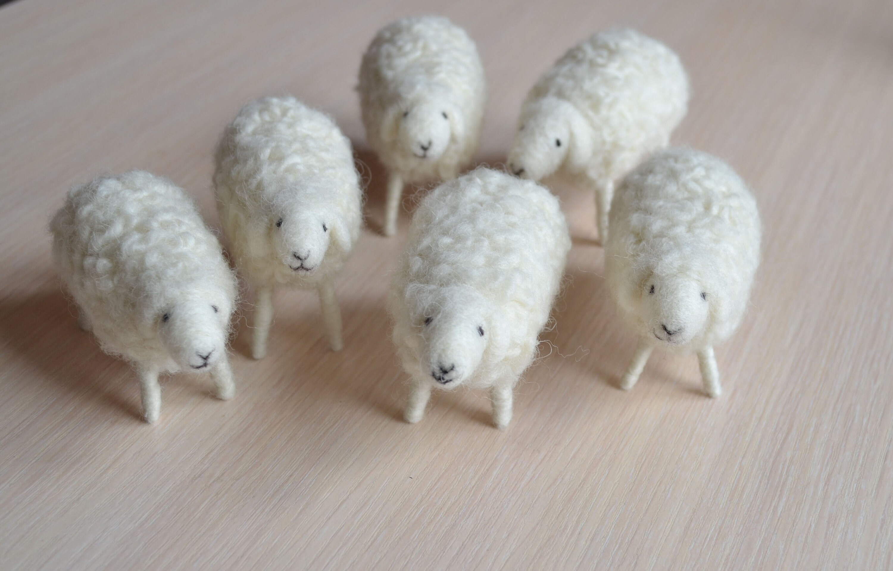Felt sheep toу Needle felted animals Felt soft animals Felted | Etsy