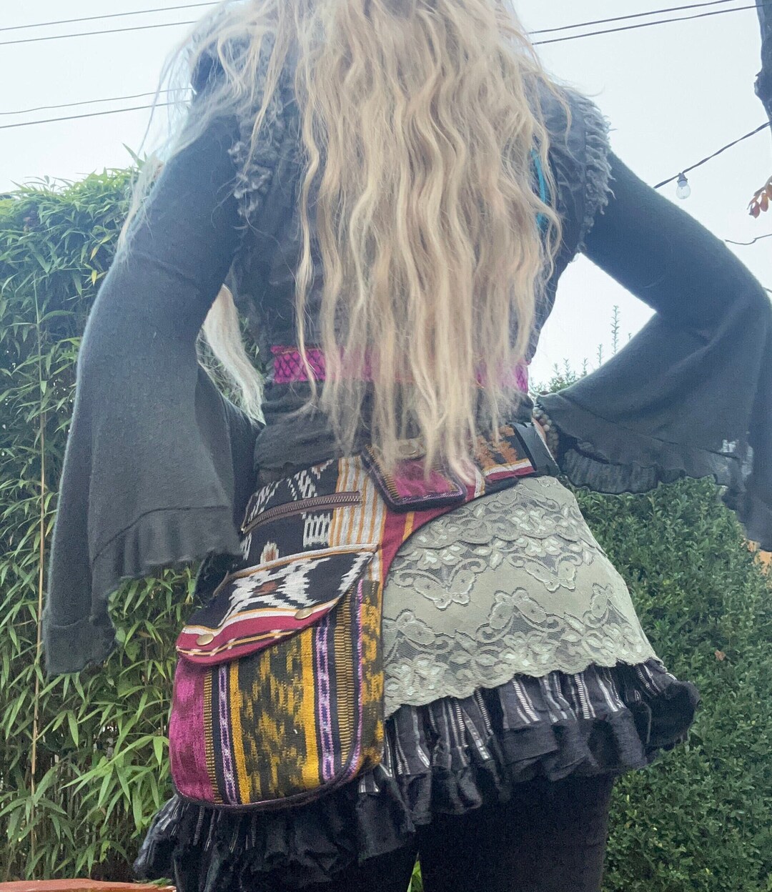 Black Utility Belt Festival Utility Belt Unisex Hip Pack - Etsy