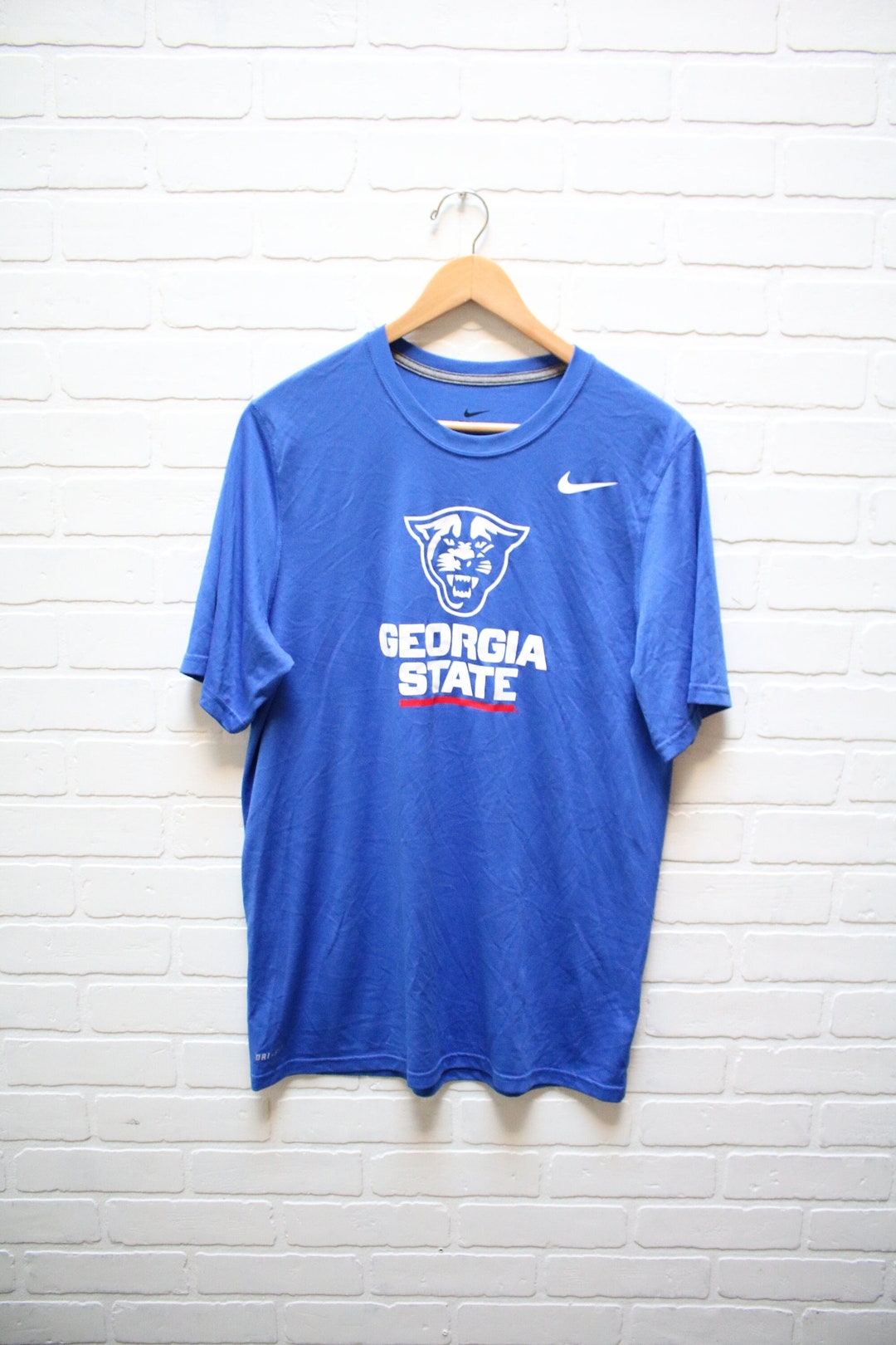 Vintage Georgia State University Panthers Blue Nike Dri-fit - Etsy