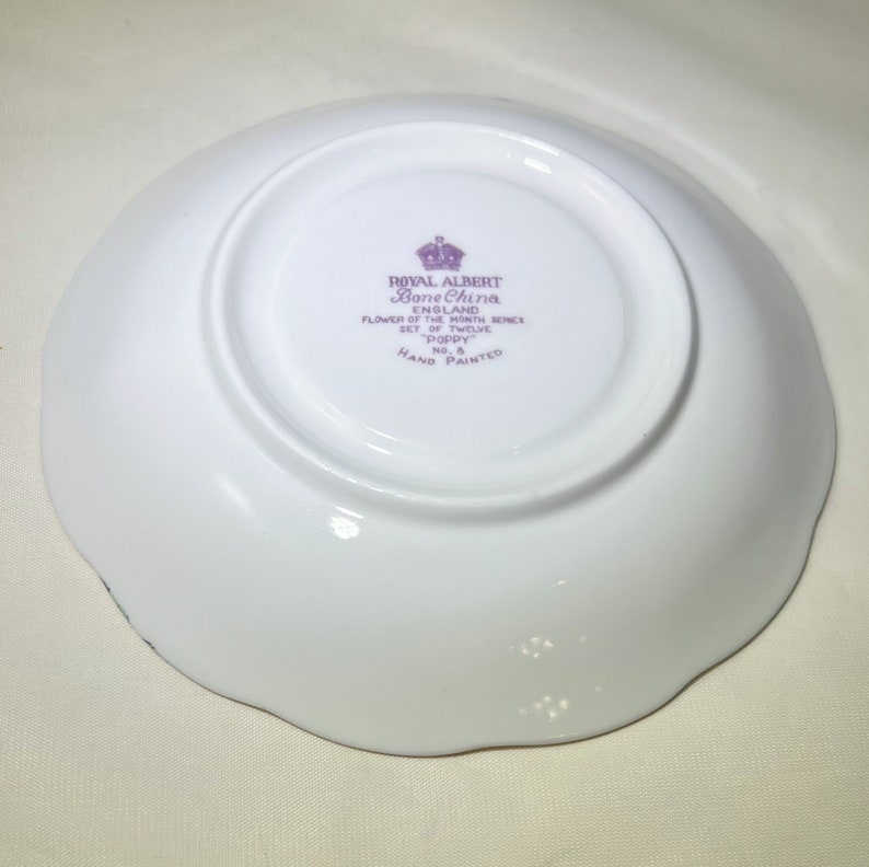 Vintage Royal Albert Cone China England Flower of the Month Series No ...