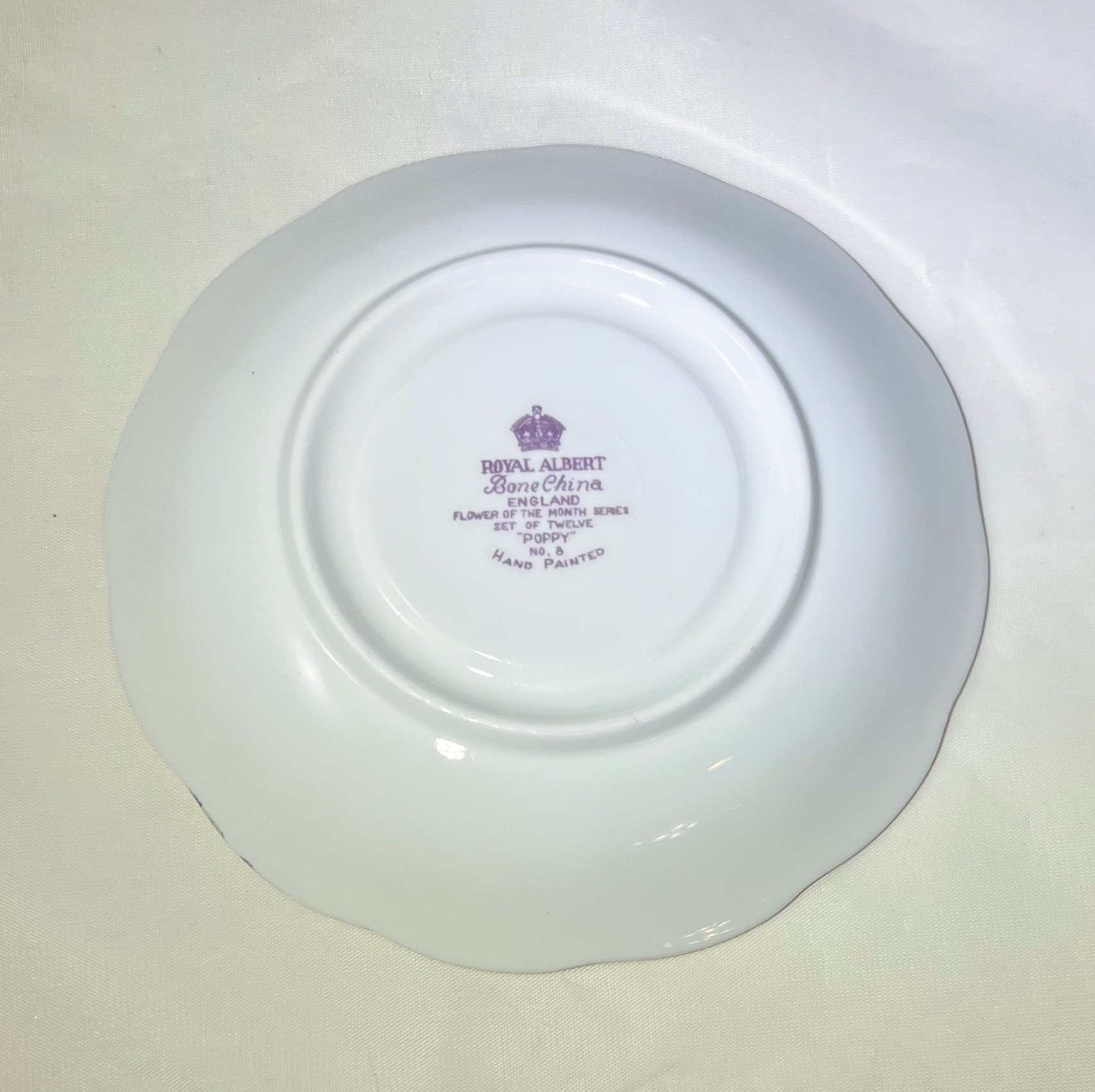 Vintage Royal Albert Cone China England Flower of the Month Series No ...