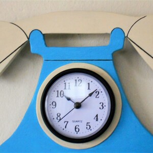 Retro Phone Design Wall Clock - Etsy