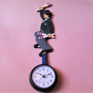 Charlie Chaplin on A Unicycle Wall Clock - Etsy