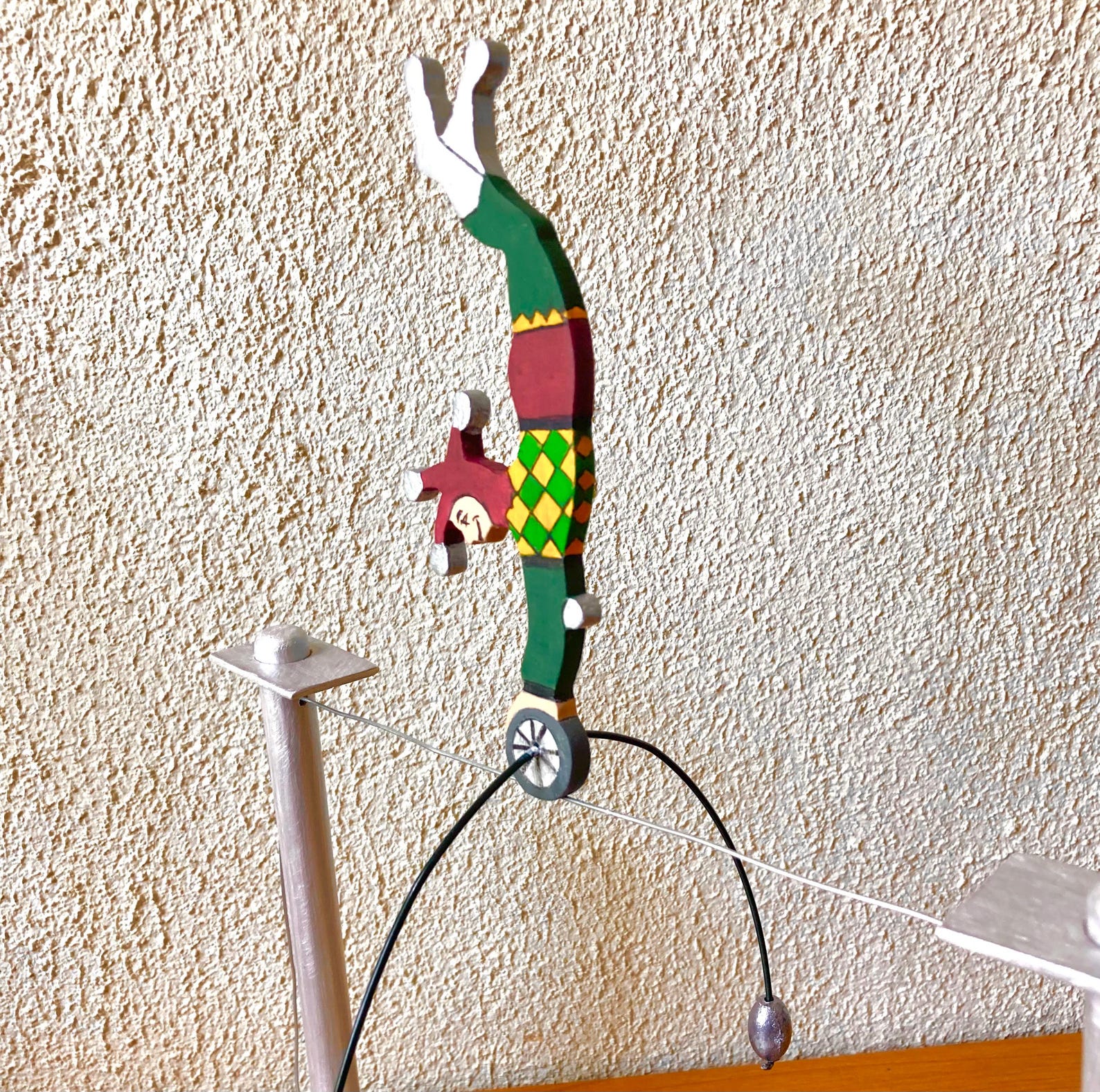 Jester "high Wire" Balancing Folk Toy - Etsy