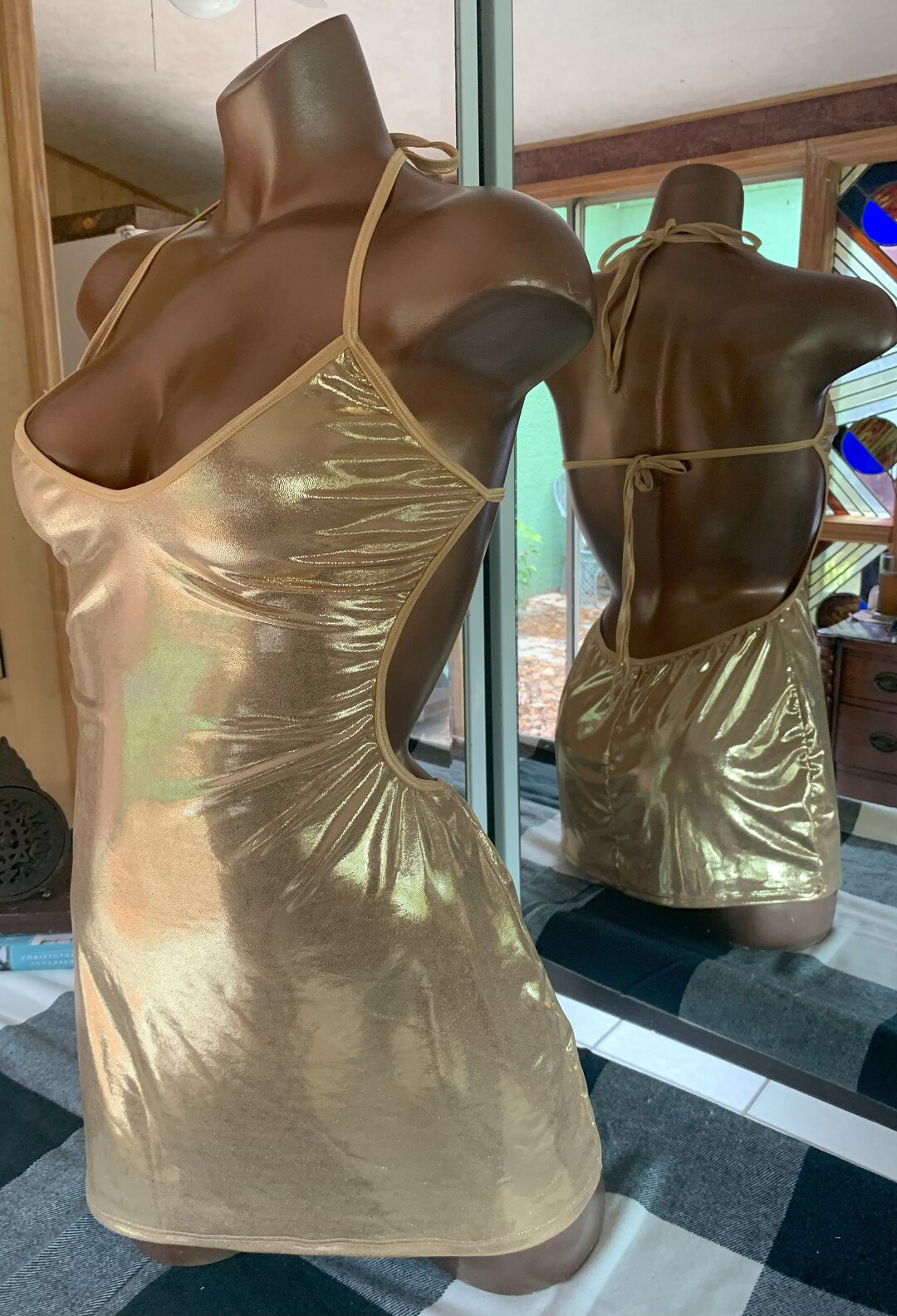 S, Gold Mystique, Dress, Bathing Suits, American Made, Bikini ...