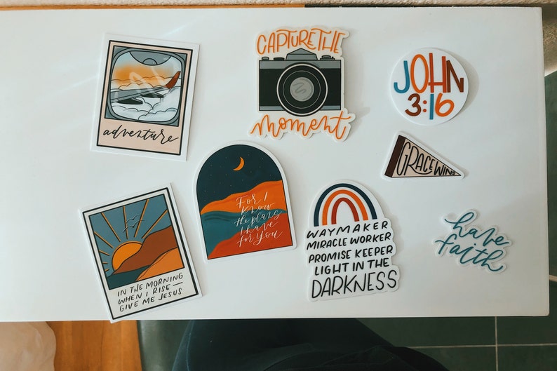 Pick 25 Sticker Pack Christian Floral Jesus Hope | Etsy