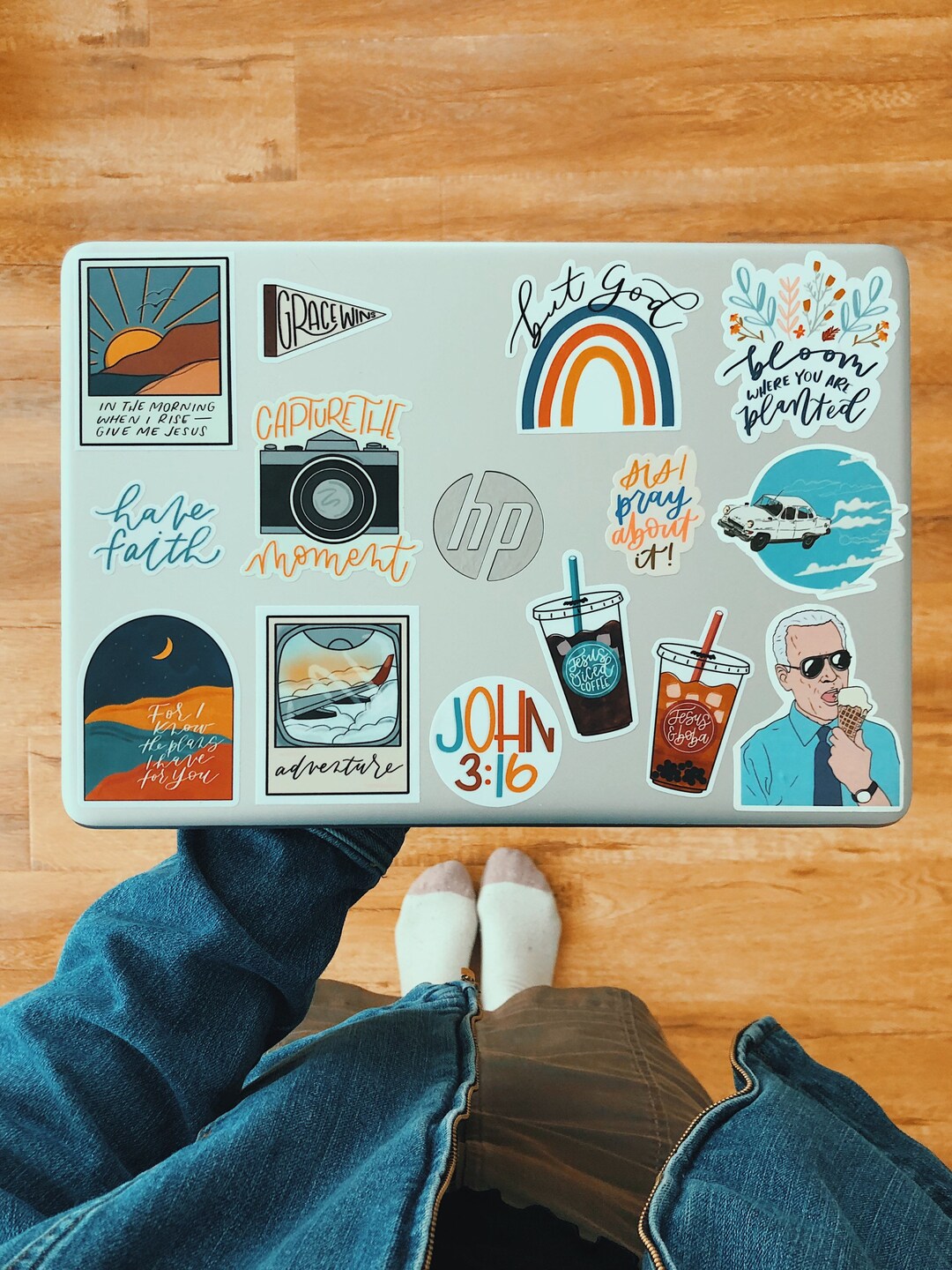 Pick 25 Sticker Pack | Christian • Floral • Jesus • Hope • Rainbow ...