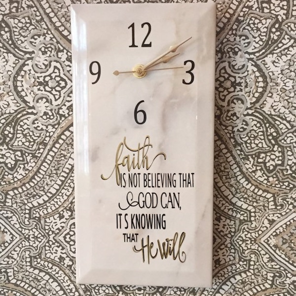 Scripture Wall Clock - Etsy