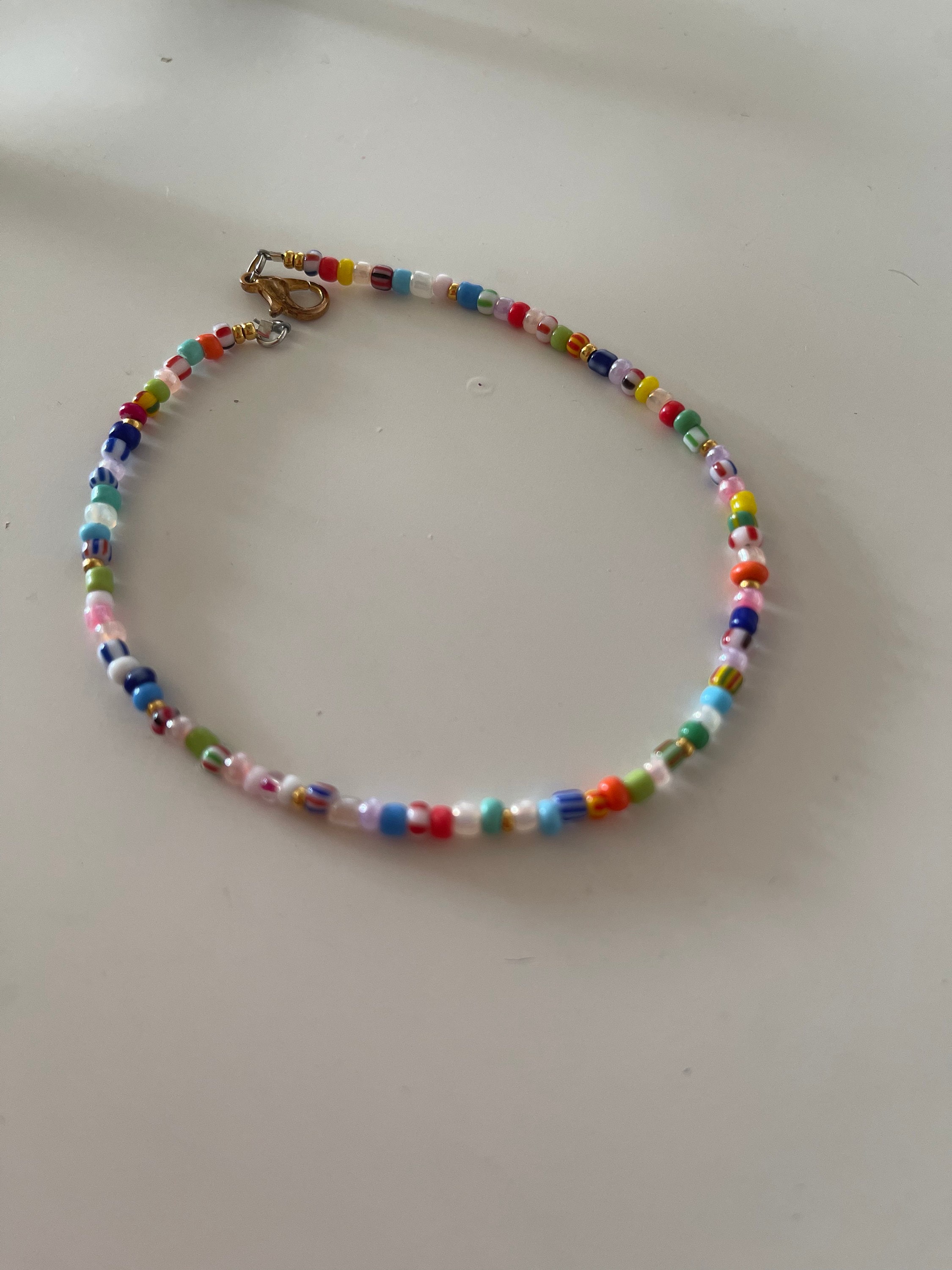 Beaded Anklet, Anklet for Summer, Colorful Anklet, Fun Anklet - Etsy