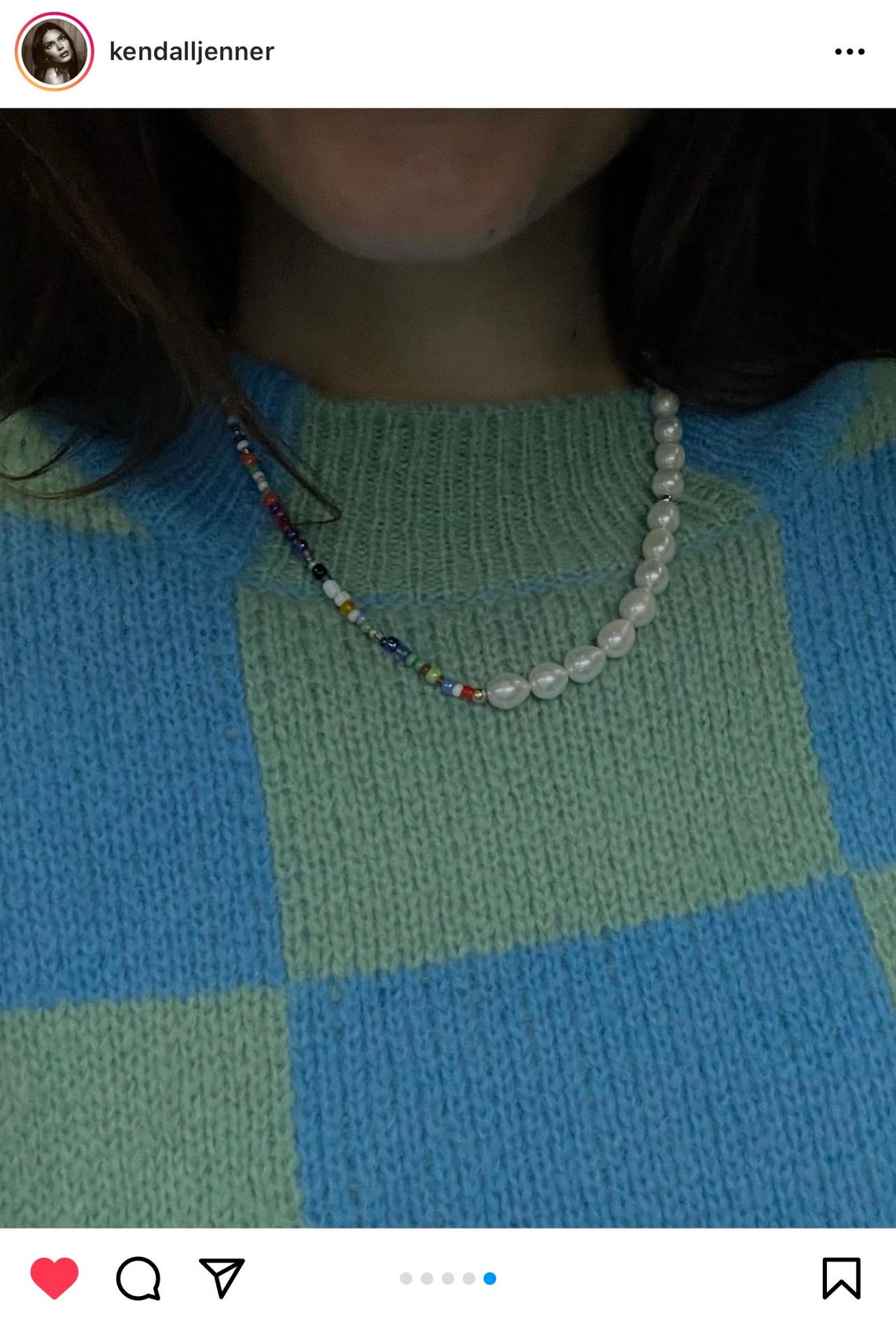 Trendy Half Pearl Necklace, Half Beaded Necklace, Freshwater Pearl ...