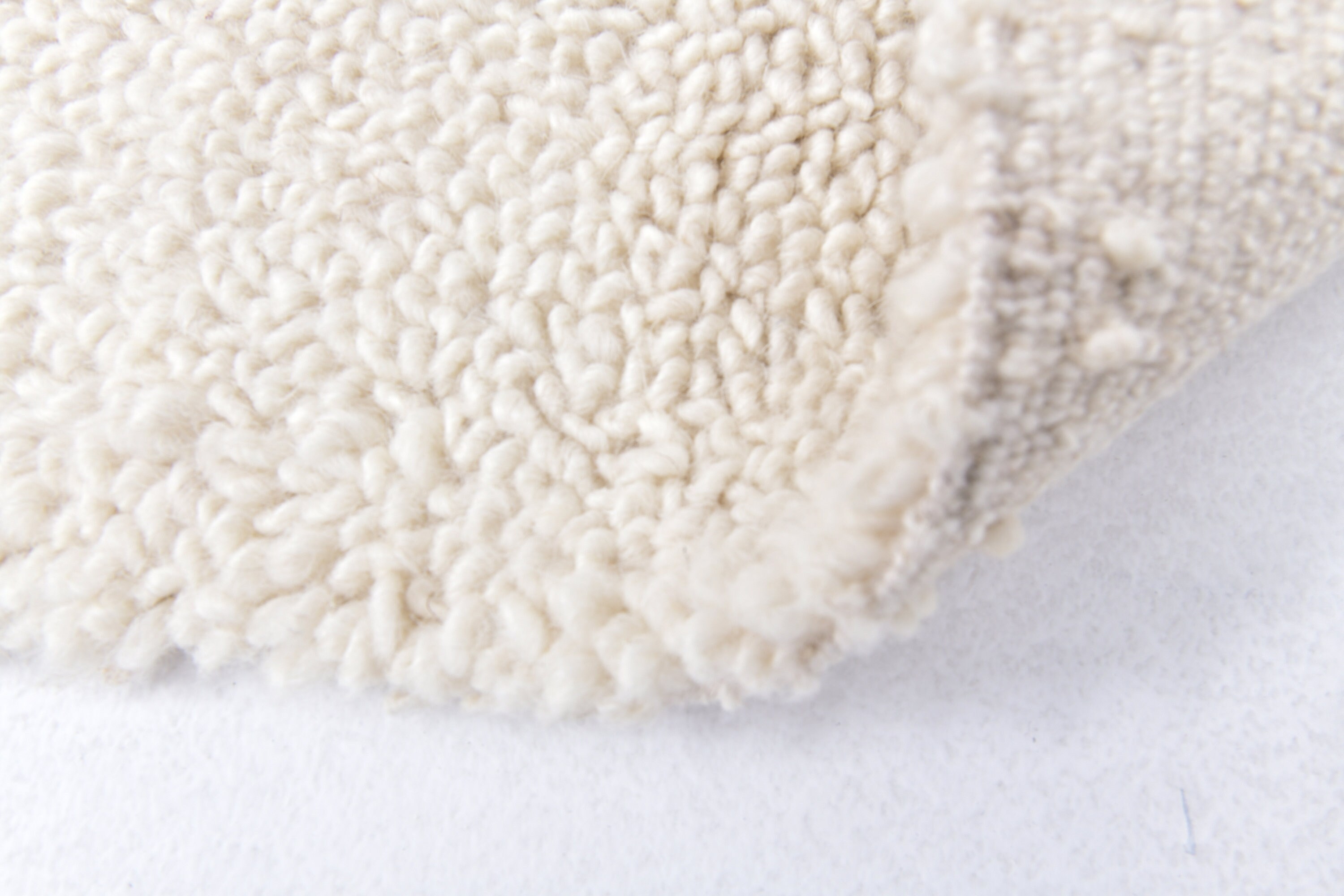 2x3 Rug, Small Handwoven White Rug, White Wool Rug, Bathroom Rug ...
