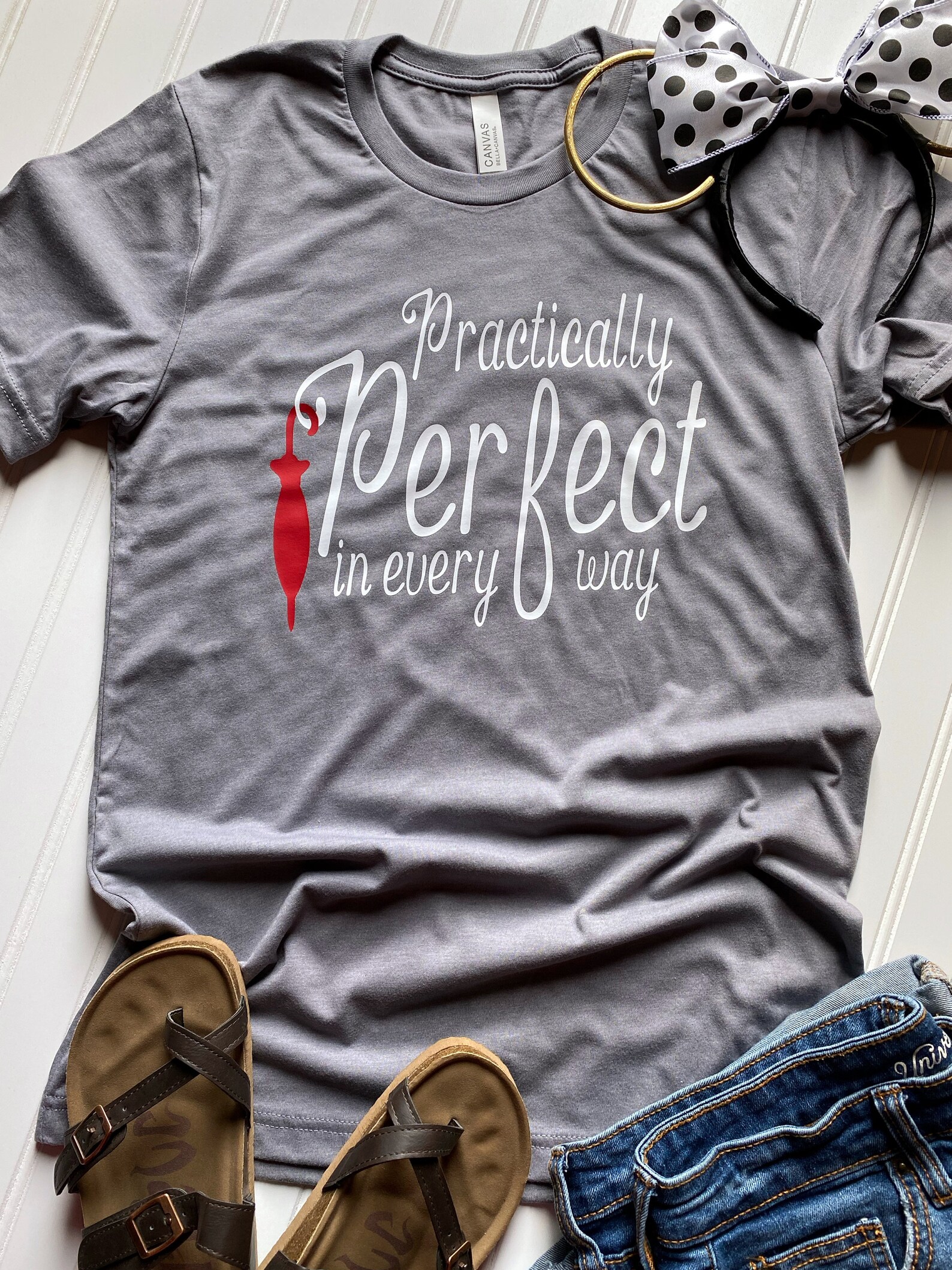 Practically Perfect In Every Way Shirt / Mary Poppins / Disney | Etsy
