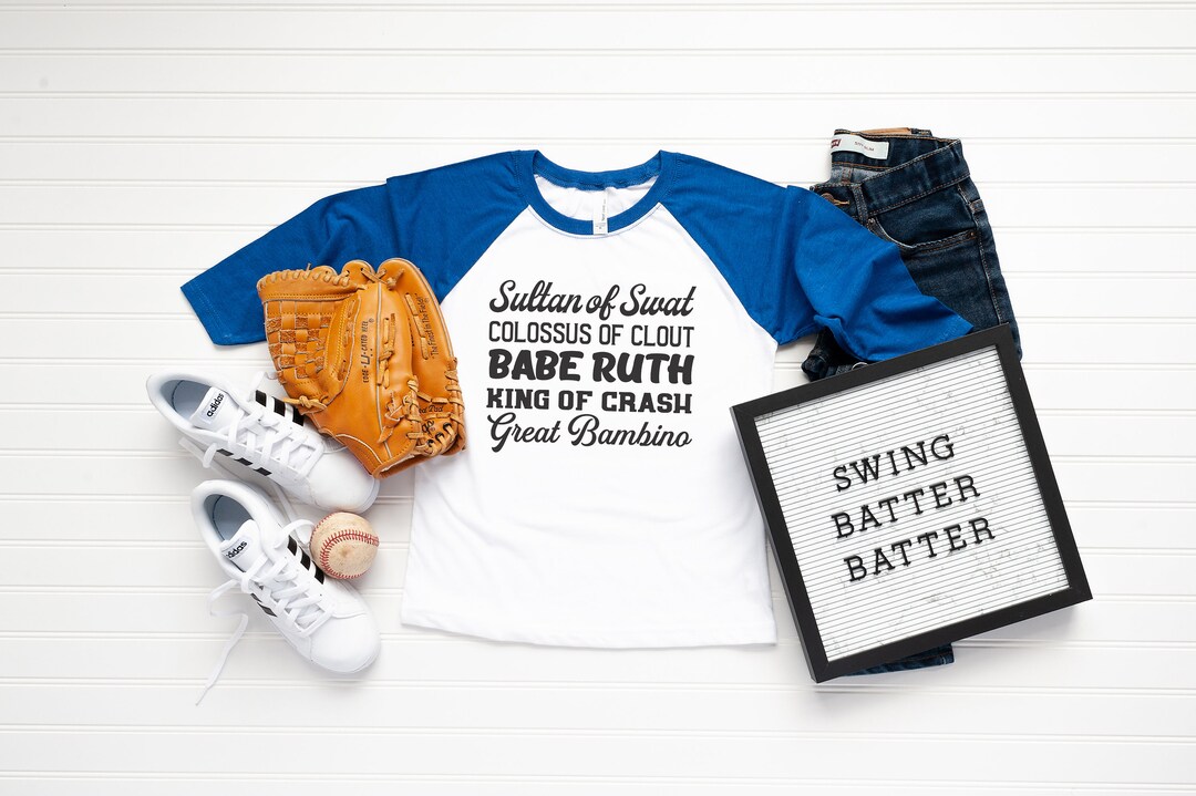 Babe Ruth Youth Baseball Shirt the Sandlot You're - Etsy
