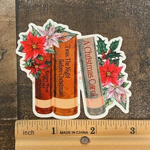 Classic Christmas Book Set Vinyl Sticker - Etsy